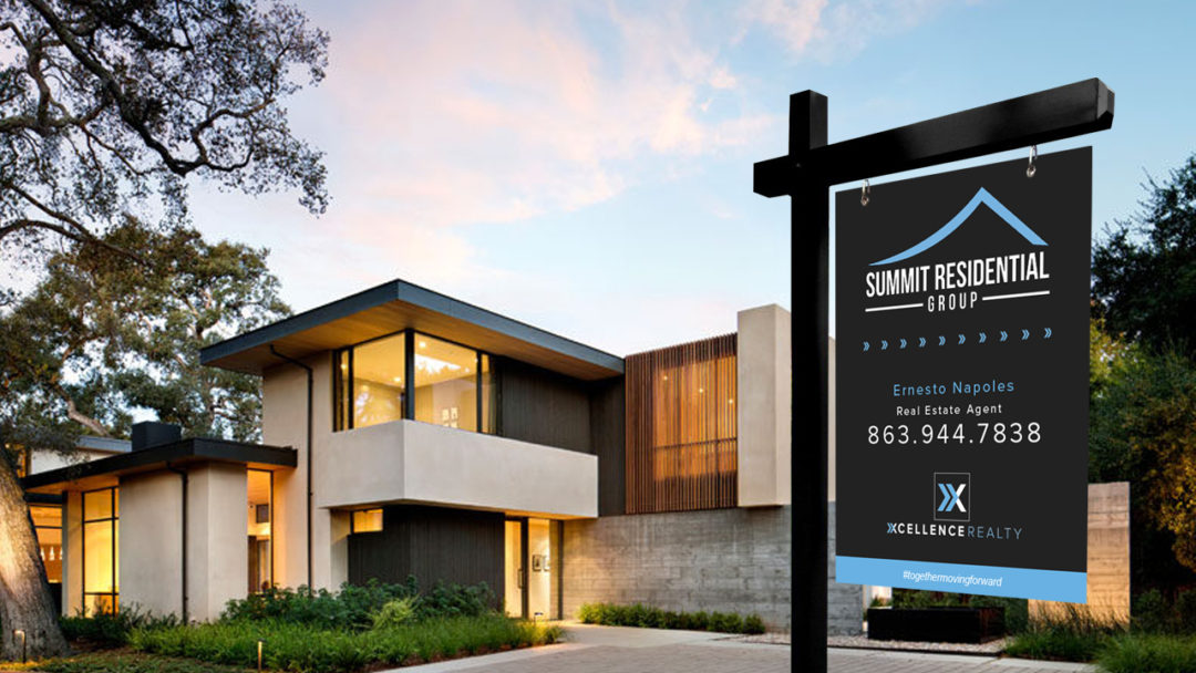 black-real-estate-sign-post-ernesto | Ideserve100percent